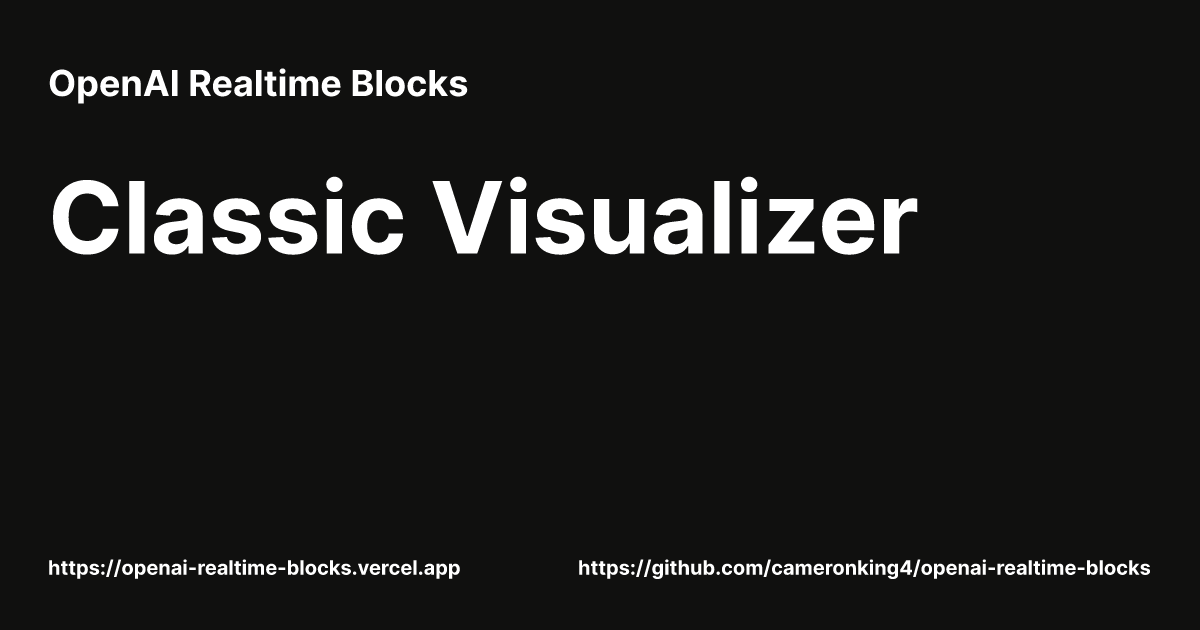 Classic Visualizer